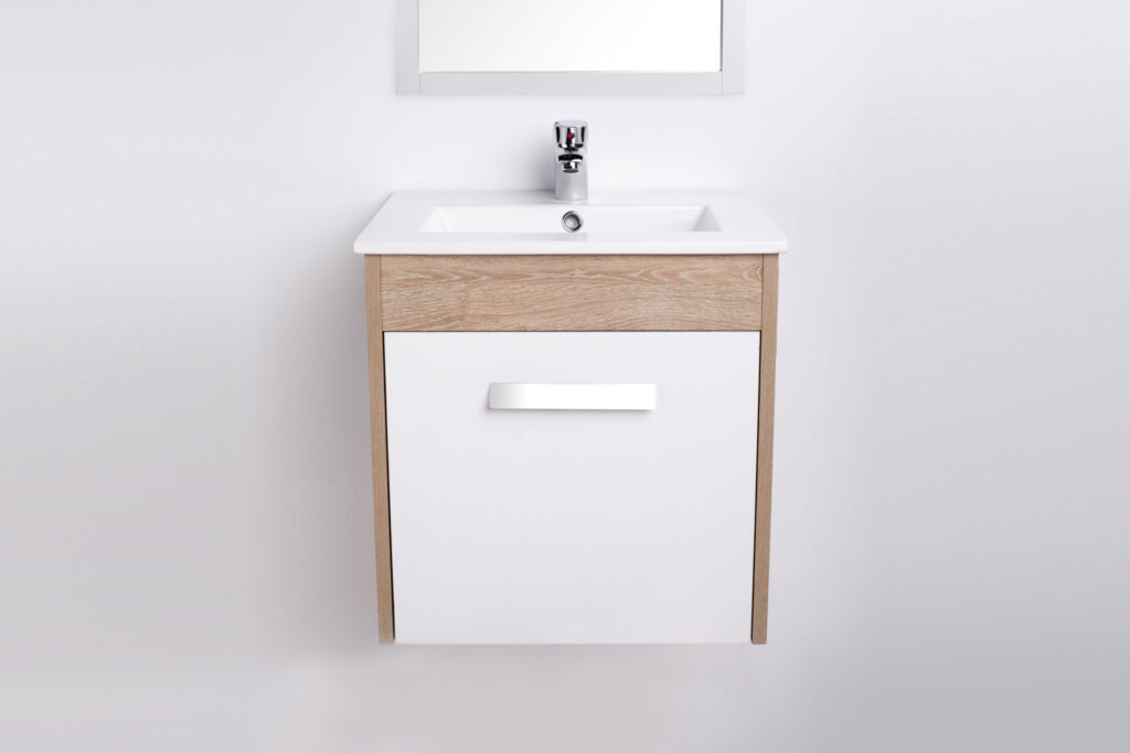 AMOBLAMIENTO PARA BANO VANITORY SIN CAJONES CON MESADA CAMPI SPACE 50 ...